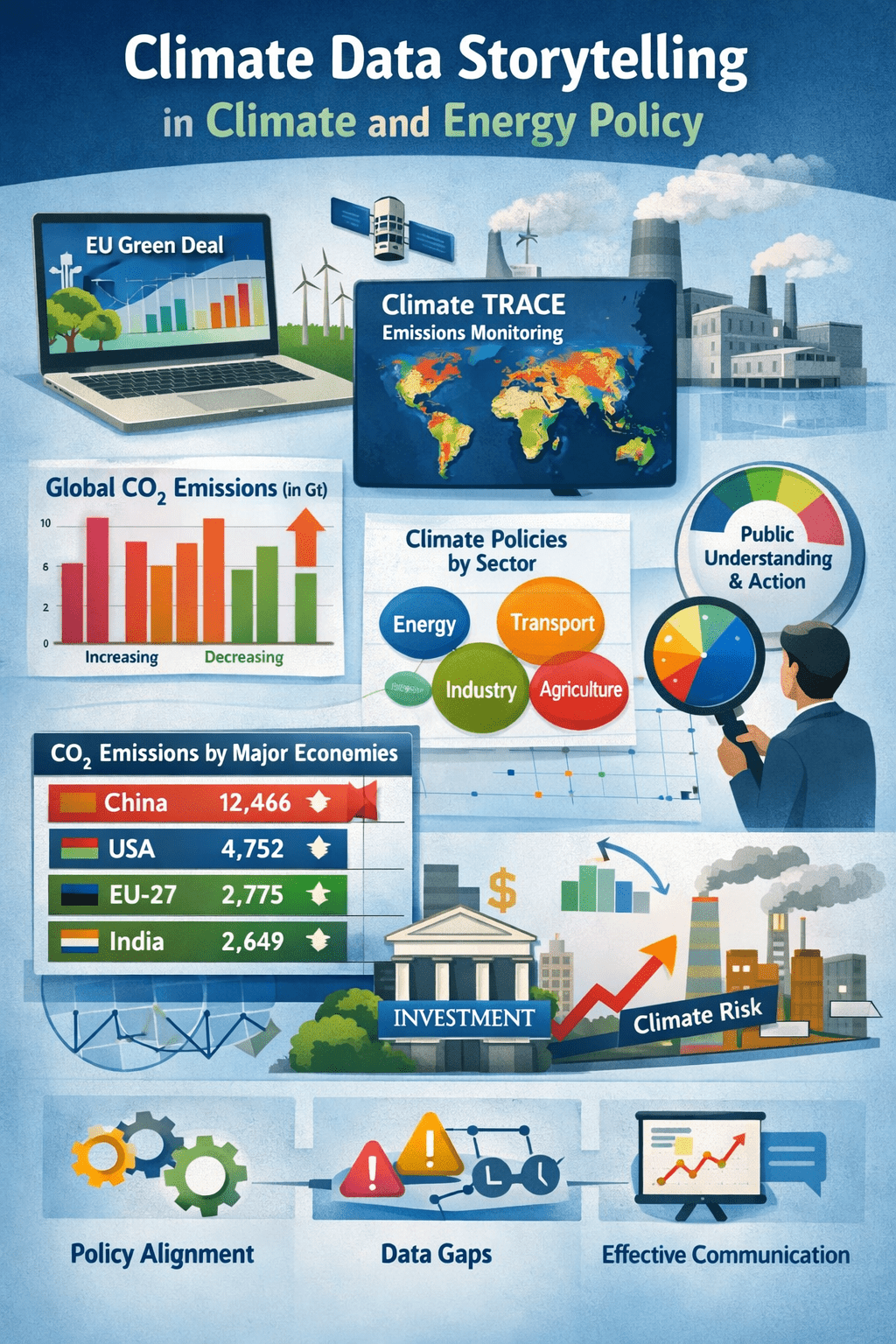 Climate Data Storytelling in Energy and Climate Policy